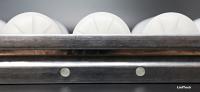 China flow racking Steel Roller Track Standard Type 40 Retain Edge Wheel for sale