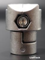 China 6063 T5 Aluminium Pipe Joint Easy Assembly Internal Type T Shape for sale