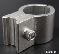 China Buckle Lean Pipe Connector Parallel Circular Tube Joint Connector for sale