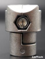 China Alloy Aluminium Pipe Connectors Silver internal type Tube T Joint for sale