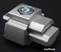 China 6063 T5 aluminum alloy Metal Pipe T Joint Easy assembly recyclable material for sale