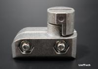 China Reinforced Aluminium Pipe Connectors T Shaped Inner Straight Joint for sale