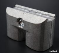 China Parallel Straight External Aluminium Pipe Joint Anodized Surface for sale
