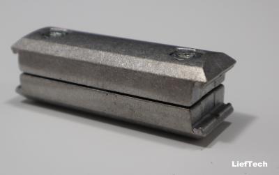 China 28 Series Aluminium Pipe Connectors Fittings Silver High Durability for sale