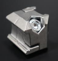 China 6063 T5 Aluminum Lean Pipe Connector Pipe Cross Joint Karakuri System for sale