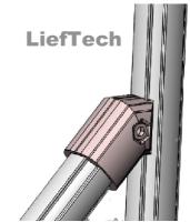 China Lief Technology Lean Pipe Connector 45 Degree Joint 0.058kg/pcs for sale