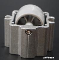 China Factory wholesale aluminum profile movable accessory with wheel 6063T5 aluminum alloy movable accessory for sale