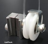 China Screw Connection U Groove Wheel Rollers With Aluminum Joint Movable for sale