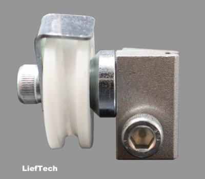 China Plastic Heavy Duty U Groove Wheels Simple Installation Easy Assembly for sale