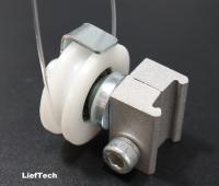China Plastic Heavy Duty U Groove Wheels Simple Installation Easy Assembly for sale