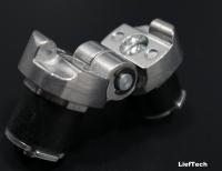China 1 Tolerance Tube Accessories Opposite Hinge For 28mm Aluminium Pipe for sale