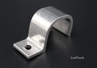 China recyclable material Tube Accessories Unilateral Pipe Saddle Clamp for sale