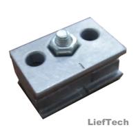 China Light weight Tube Accessories Aluminum Inlay Joint  for worktable board connection for sale