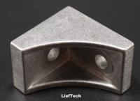 China European Standard Tubing Aluminium Pipe Connectors Die Cast Bracket for sale