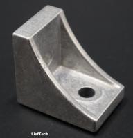 China European Standard Tubing Aluminium Pipe Connectors Die Cast Bracket for sale
