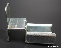 China Galvanized Steel Placon Roller Track With Retain Edge Flow Racking Accessory for sale