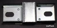 China Chrome Zinc Nickel Plated Placon Roller Track Joint For 40 Type for sale