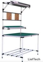 China Custom Size Pipe Work Bench Aluminium Alloy Rack Mount Workstation for sale
