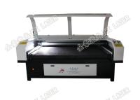 China Polyester Fabric Vision Laser Cutting Machine For Flag Display Signage And Banner for sale