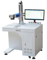 China Compact Fiber Laser Machine Stable Power Output High Marking Speed Air Cooling for sale
