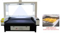 China Polyester Fabric Laser Cutting Machine With Camera Working Area 1800 × 1000 Mm for sale