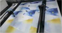 China Double Heads Automatic Cloth Cutting Machine For Dye Sublimation Swimwear for sale