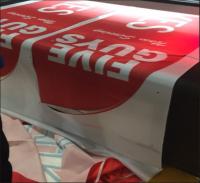 China Polyester Fabric Vision Laser Cutting Machine For Flag Display JHX - 160100 S for sale
