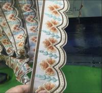 China Jhx - 180100 S Automatic Laser Cutting Machine For Curtain Lace Production for sale