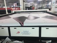 China High Performance Tarpaulin Laser Cutter Bed , PVC Coated Fabric Laser Cutting Machine for sale
