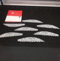 China Nylon Elastic Knitted Lace Laser Cutting Machine for sale