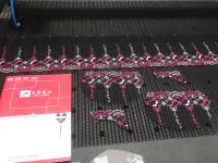 China Nylon Elastic Knitted Lace Laser Cutting Machine for sale