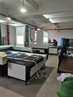 China Extended Table Vision Cutting Machine For Sportswear Cyclingwear Jersey Cutting for sale