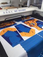 China JHX-180150S CO2 vision camera Laser machine for sublimation custom Cycling Jerseys, sportswear for sale