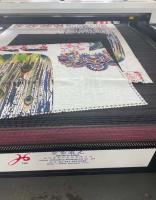 China High Speed Galvo Laser Machine for Print Hijab / Scarf / Pashmina Dengan/ Handscarves for sale