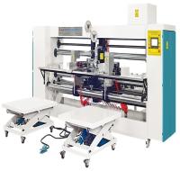 China Double Piece Joint Semi Auto Stitcher Double Servo For Carton Stitching for sale