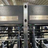 China Blue Auto Folder Gluer Machine Vacuum Feeder 1200/Min for Carton Forming for sale