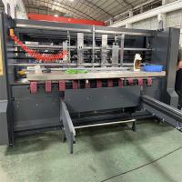 China Fully Automatic Carton Folder Gluer Stitcher Machine With 1200nails/min for sale