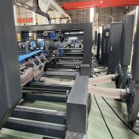 China Single Automatic Folder Gluer Stitcher 1200/Min PLC Controlled Black 75kw for sale