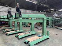 China Manual Corrugated Box Stitcher 400nails/min Auto Push With Double Servo for sale