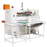 China Color Box Two Head Semi Automatic Stitcher With 120mm Stitching Distance for sale