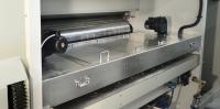 China White Color G6-0920 Corrugated Cardboard  Pressure Free Feed Structure Lead Edge Vacuum Transfer 4 Color Printer + Slotter + Die Cutter + Vibrator + Stacker for sale