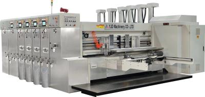 China G6-0920 Lead Edge Vacuum Transfer 4 Color Printer+Slotter+Die Cutter+Vibrator+ Stacker for sale
