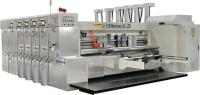 China Full Servo 900mm Flexo Folder Gluer Corrugated Carton Printing With Gear Drive for sale