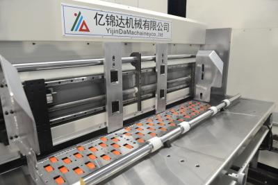China All Comupter Controled G6-0920 Corrugated Cardboard  Pressure Free Feed Structure Lead Edge Vacuum Transfer 4 Color Printer+Slotter+Die Cutter+Vibrator+ Stacker for sale