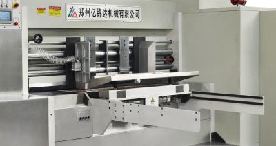 China Automatic High Speed Steel Flexo Printing Cardboard Box Die Cutting Machine For 1.5-12mm Cardboard. for sale
