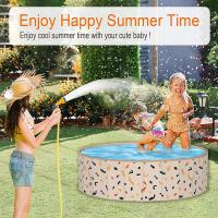 China Foldable Dog Swimming Pool Small Dog Pet Indoor And Outdoor Cool Bath Tub for sale
