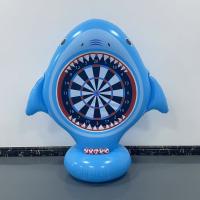 China Inflatable Unicorn Throwing Game Target Sticky Darts Outdoor Garden Swimming Pool Children'S Funny Toys for sale