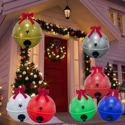 China Christmas-themed PVC inflatable Christmas tree, Christmas ball, bow, bell ball, hanging decoration, holiday party, outdoor courtyard scene for sale