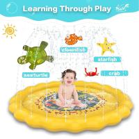 China Blue Aquatic Spray Pad Round 40-68 Inches in Diameter for sale