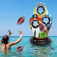 China Inflatable Football Target - Double-Sided Toss Training Game with Mini Footballs 45 Inch for sale